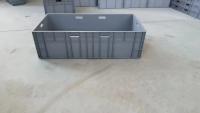 China 1200x600mm EU Crate PP Plastic Solid Box Style Rectangle Shape for Packaging Foldable NO for sale