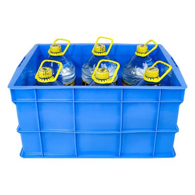 China NO Foldable Plastic Storage Crate for Eco-friendly Moving Internal Size 565x455x290mm for sale