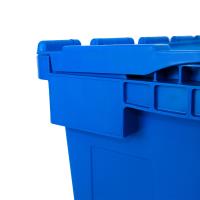 China Nested Plastic Container Logistic Nesting PP Plastic Box with Lid Customized Color for sale