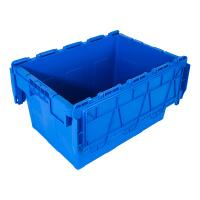 China Logistics Distribution Container Customized Color Plastic PP Crate with Lid Foldable for sale