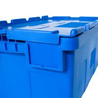 China Solid Box Nested Plastic Container with Attached Lid Sturdy Food Grade Storage Solution for sale
