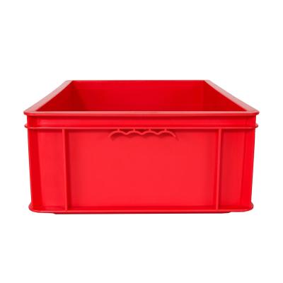 China Customized Logo PP Turnover Box for Stackable and Durable Fruit Transportation Crate for sale