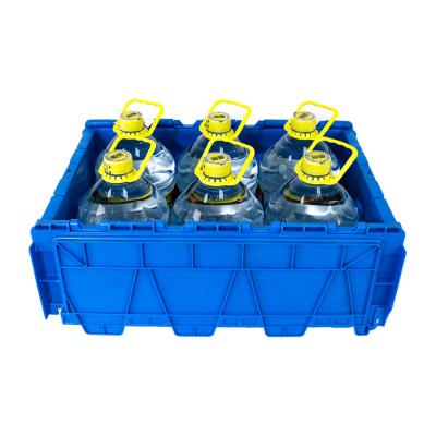 China Industrial Nestable Storage PP Container Solid Box Style Moving Box for Organization for sale
