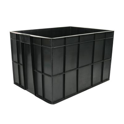 China Solid Box PP Plastic Transport Logistic Crate with Durable Design and Customized Logo for sale
