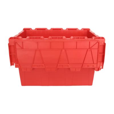 China 400300x240mm EU Heavy Plastic Stackable Turnover Box for Straight Wall Handling Needs for sale
