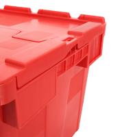 China Transportation Packaging Solution Stackable Plastic Moving Crate with Customized Logo for sale