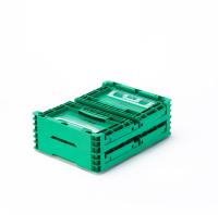 China Collapsible EU Plastic Vegetable Moving Box with Customized Logo and Stackable Crate for sale