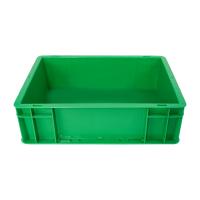 China Solid Box Stacking Plastic Crate Eco-Friendly Container for Space-Saving Storage for sale
