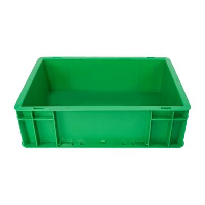 China Solid Box Stacking Plastic Crate Eco-Friendly Container for Space-Saving Storage for sale