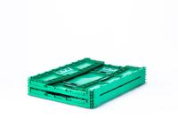 China PP Collapsible Vegetable Crate EU Turnover Box Solid Box Style for Convenient Storage for sale