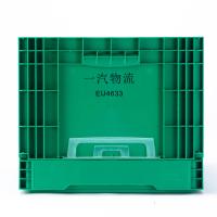China Eco-Friendly PP Crates for Equipment Logistic Foldable Solid Box Plastic Moving Containers for sale