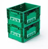 China Solid Box Collapsible Vegetable PP Crate Eco-Friendly Stackable EU Crate for Parts for sale