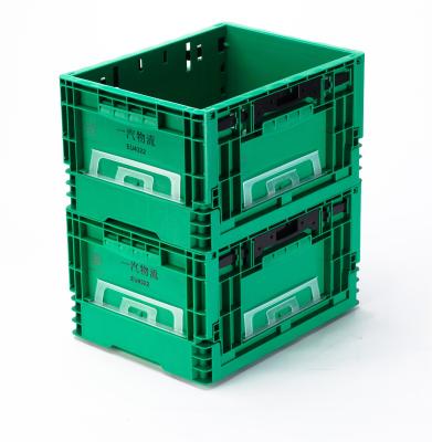 China Solid Box Collapsible Vegetable PP Crate Eco-Friendly Stackable EU Crate for Parts for sale