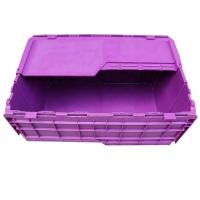 China Store Your Home Items Neatly with 680x430x320mm Blue PP Plastic Storage Boxes and Lid for sale