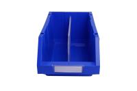 China Foldable Stackable Plastic Storage Bin with Divider 214x370x175mm Multi-Function for sale