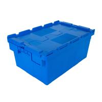 China Solid Box Style PP Plastic Crate for Cold Chain Logistics and Clothes Transportation for sale