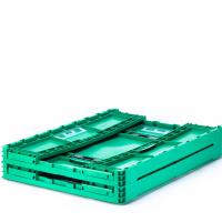 China Solid Box Style Stackable Plastic PP Container for Heavy Duty Collapsible Box Turnover for sale