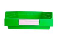 China Foldable Shelf Bins for Parts Storage 600x400x150mm Size Eco-Friendly and Plastic Bin for sale