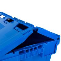 China Tourtop Plastic Fruit Crate for Food Transport Container OEM Acceptable 600x400x325mm for sale