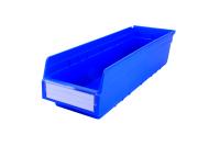 China Plastic Shelf Bin Box Semi-Open Front Divisible for Customizable Tools Organization for sale