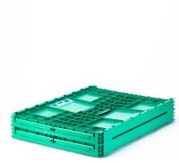 China Customized Color Turnover Tote Box Heavy Duty Eco-Friendly Moving Crate for EU Market for sale