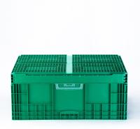 China Customized Color Turnover Tote Box Heavy Duty Eco-Friendly Moving Crate for EU Market for sale