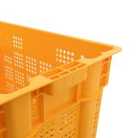 China Customized Logo Tourtop Plastic Foldable Collapsible Pallet Crate for Logistic Storage for sale