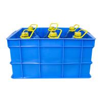 China ISO9001 Certified Plastic Crate for Chicken Poultry Transport Durable 630x495x305mm for sale