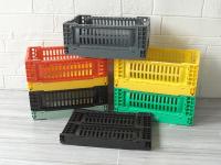 China PP Warehouse Collapsible Crate for Easy Storage and Transportation Various Colors for sale