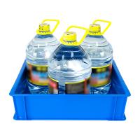 China Stable 440x340x125mm Plastic Beer Bottles for Safe Storage in Crates and Turnover Bins for sale