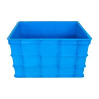 China Customized Logo Heavy Duty Plastic Crate for Transportation of Vegetables and Fruits for sale