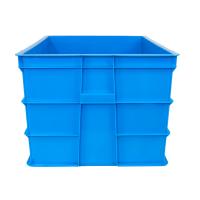China Customized Logo Heavy Duty Plastic Crate for Transportation of Vegetables and Fruits for sale