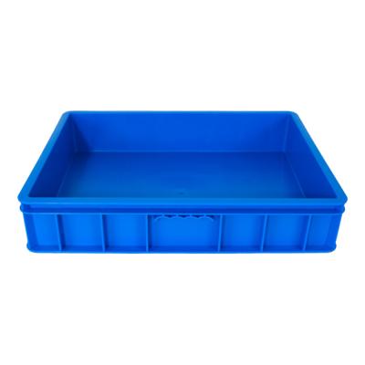 China 555*415*115mm Plastic Folding Crate for Easy Handling of Fruits and Vegetables for sale