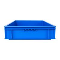 China 555*415*115mm Plastic Folding Crate for Easy Handling of Fruits and Vegetables for sale