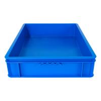 China 555*415*115mm Plastic Folding Crate for Easy Handling of Fruits and Vegetables for sale