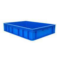 China 555*415*115mm Plastic Folding Crate for Easy Handling of Fruits and Vegetables for sale