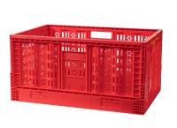 China Foldable Stackable Collapsible Plastic Crate for Secure Fruit and Vegetable Transport for sale