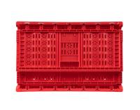 China Foldable Stackable Collapsible Plastic Crate for Secure Fruit and Vegetable Transport for sale