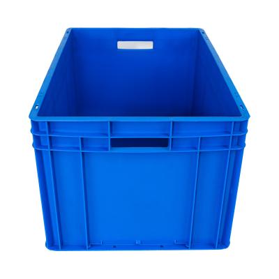 China Customized Logo Stackable Plastic Turnover Container for Easy and Convenient Storage for sale