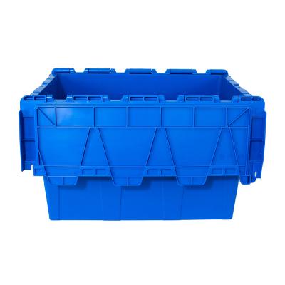 China Popular Style Stackable Nestable Plastic Moving Crate for Storage and Transportation for sale