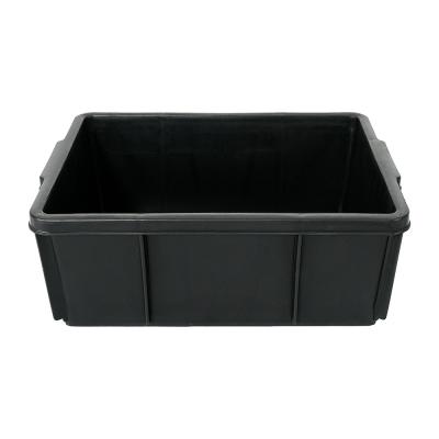 China Black Soldier Fly Plastic Crates 360x270x130mm for Transportation and Organization for sale