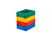 China ISO9001 Certified Plastic Crate for Bread and Milk Processing 440*340*125mm Size for sale