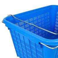 China 740x515x390mm Eco-Friendly Plastic Turnover Basket for Stacking Vegetables and Fruits for sale