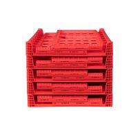China Collapsible Vented Storage Crate 600x400x300mm PP for Transportation and Supermarket for sale