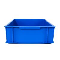 China Acceptable OEM ODM 440x340x125mm Heavy Duty PP Vented Mesh Folding Crate Box for Logistic Distribution for sale