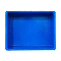 China Acceptable OEM ODM 440x340x125mm Heavy Duty PP Vented Mesh Folding Crate Box for Logistic Distribution for sale
