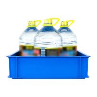 China Acceptable OEM ODM 440x340x125mm Heavy Duty PP Vented Mesh Folding Crate Box for Logistic Distribution for sale
