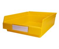 China Tools Storage Shelf Rack Bin Customized Color Stackable Plastic Bin with Divider for sale