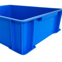 China Acceptable OEM ODM 440x340x125mm Heavy Duty PP Vented Mesh Folding Crate Box for Logistic Distribution for sale