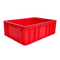 China Convenient Turnover Bins Milk Crate for Heavy Duty 490*355*164mm Plastic Beer Bottles for sale